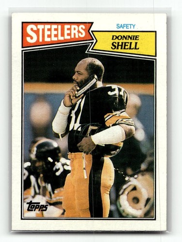 1987 Topps #293 Donnie Shell Pittsburgh Steelers Football card | eBay