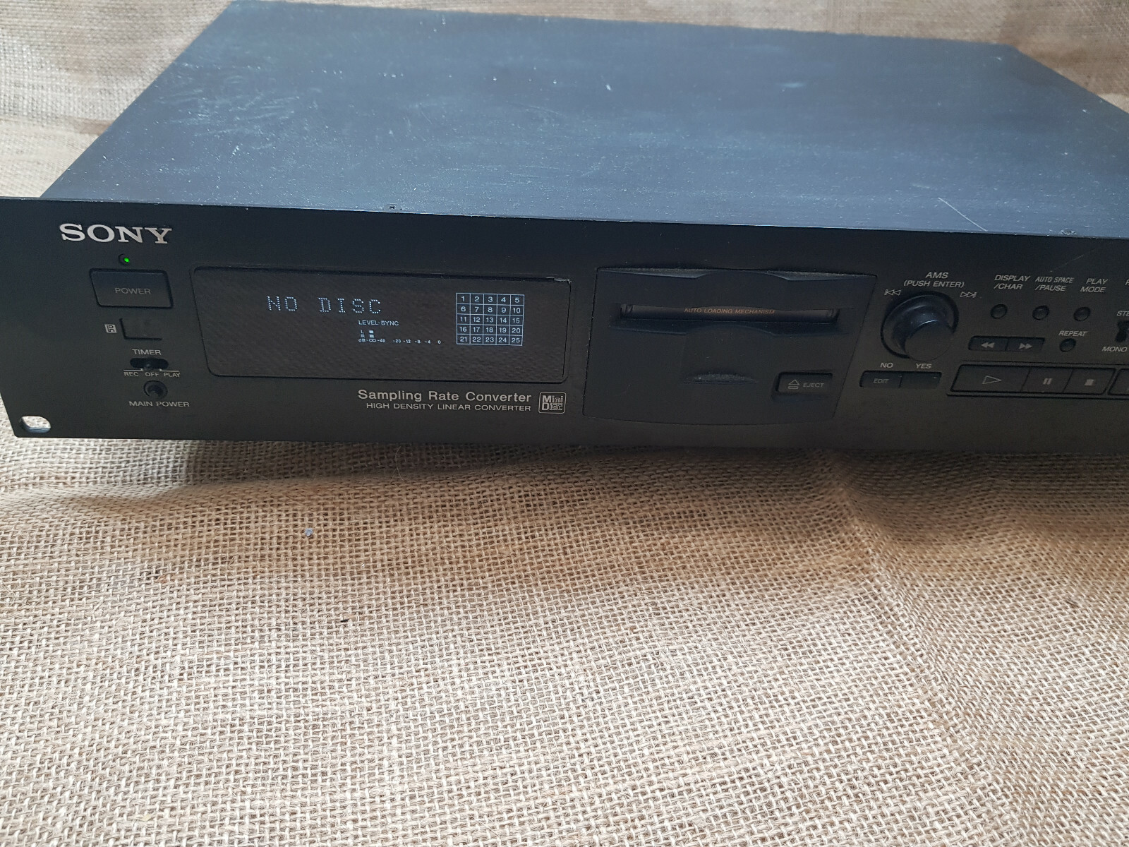 Sony MDS-E55 Pro use Minidisc Deck rack mount | eBay