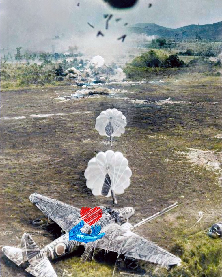 WW2 Colorized Japanese IJN Nakajima J1N1 Gekko (Irving) night fighter ...