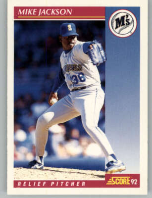 1992 Score #194 Mike Jackson Mariners | eBay