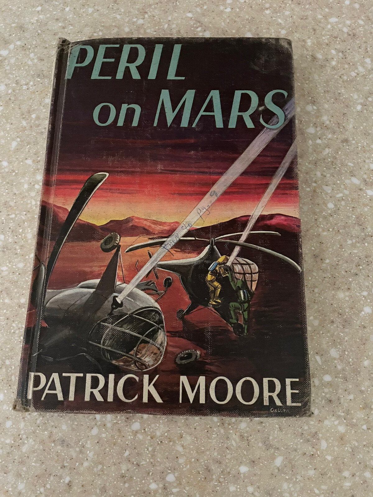 "Peril on Mars" Patrick Moore - 1965 Hardcover 1st Rare Classic Scifi ...