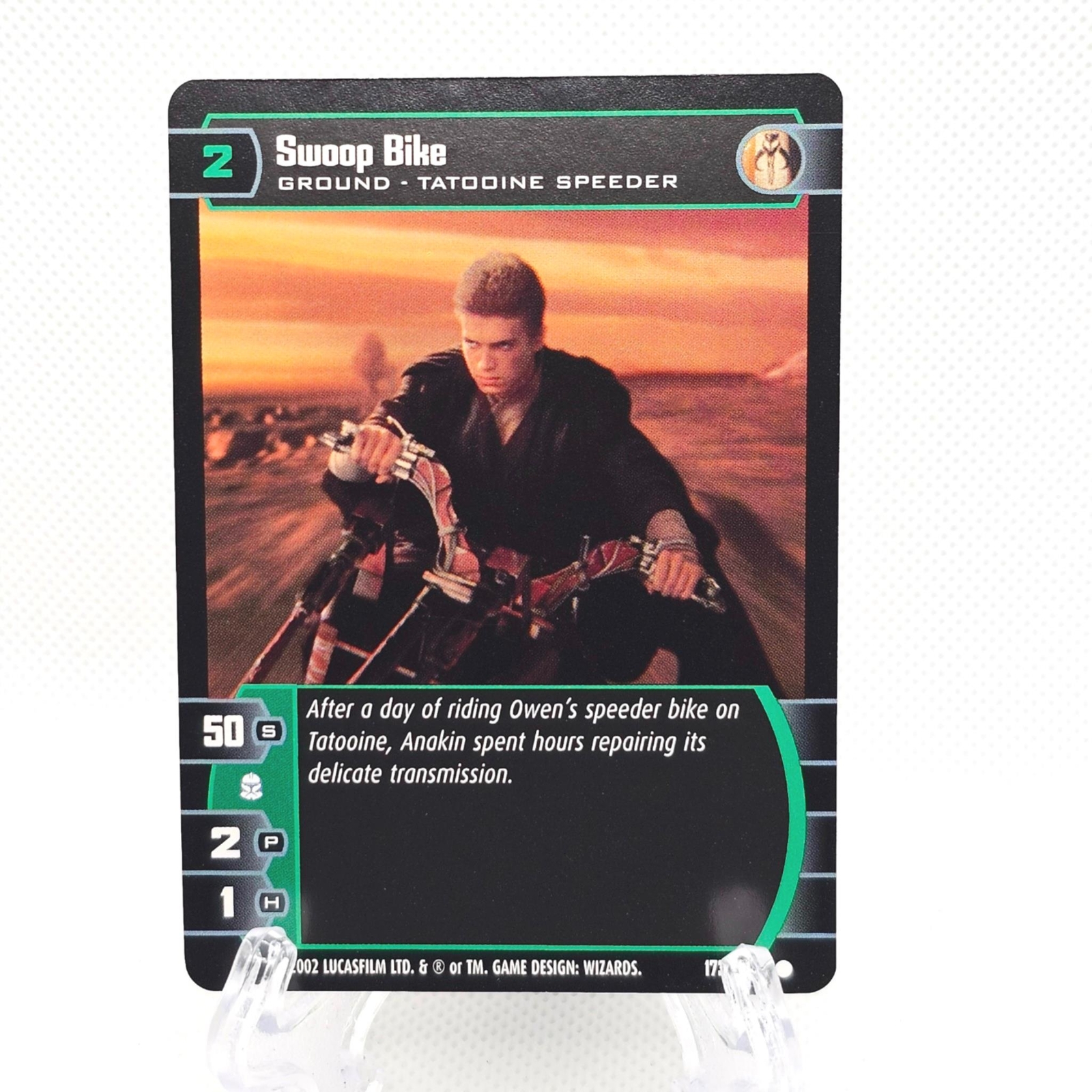 Star Wars CCG TCG Attack of the Clones 173/180 Swoop Bike Tatooine ...