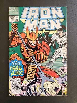 Marvel Comics The Invincible Iron Man #281 June 1992 1st app Masters of ...
