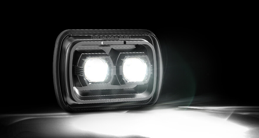 For Chevrolet Astro Express Cargo Van Newest Pair 7x6" LED Projector ...