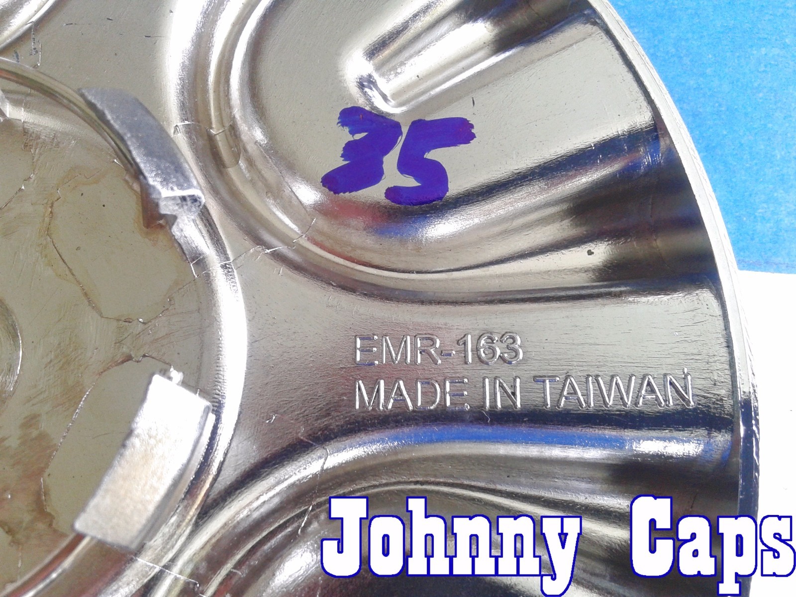 PCW Wheels [35] Chrome Center Caps # EMR-163 Custom Wheel Center Hub ...