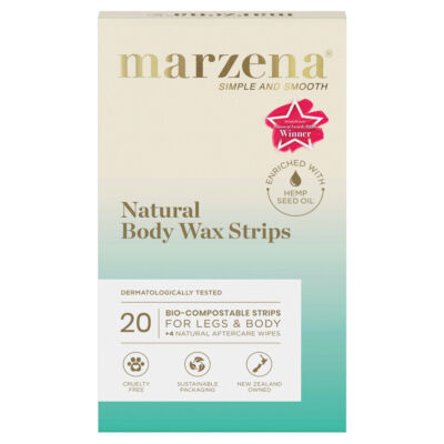 * Marzena Natural Body Wax Strips 20 Strips | eBay Australia