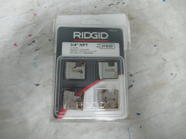 RIDGID 37830 Pipe Threading Dies for sale online | eBay