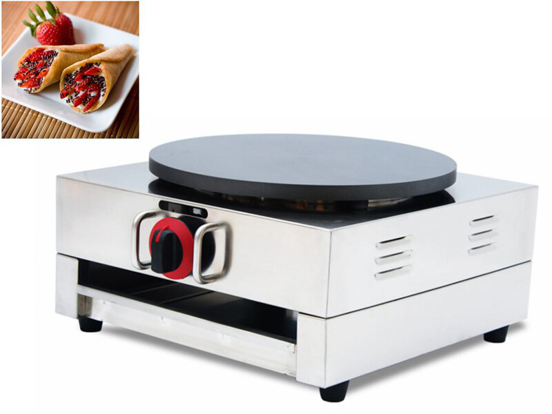 Pancake Pan INTBUYING Commercial Crepe Maker Pancake Machine Single ...