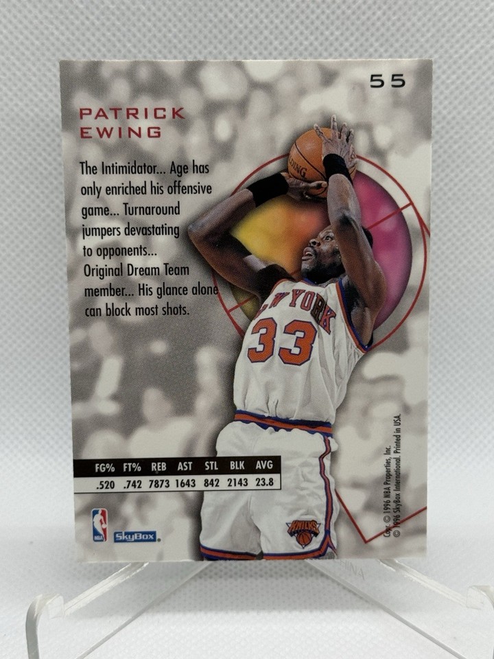 1995-96 Skybox E-XL - Patrick Ewing #55 | eBay