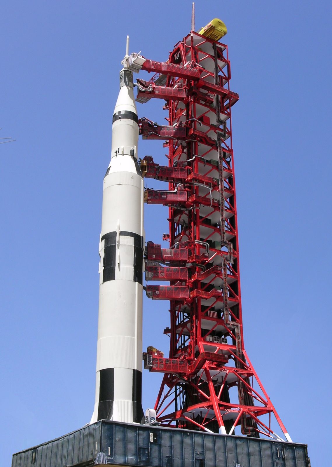 Launch Umbilical Tower LUT Craft Model for Monogram,Airfix 144 Saturn V ...