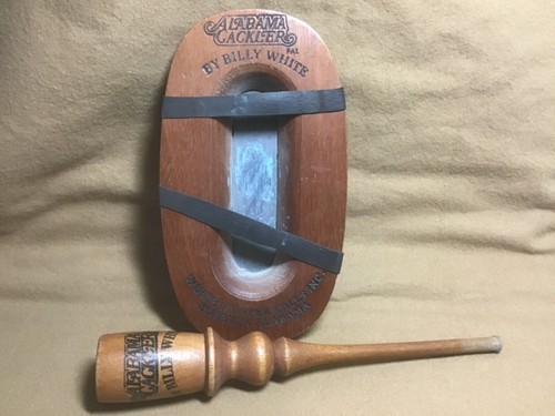 Billy White Alabama Cackler Vintage Trough Call w/Striker | eBay