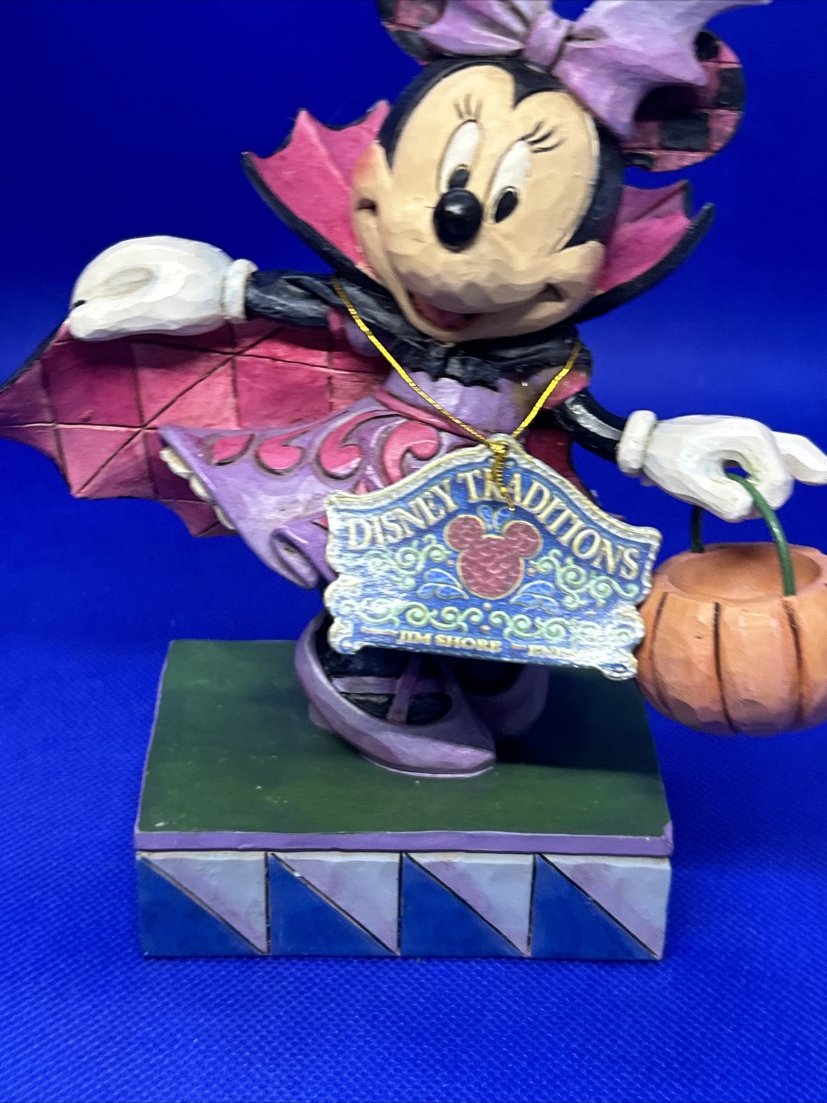 Jim Shore Halloween Vampire Minnie Mouse 6in Figurine Enesco H8 Disney ...