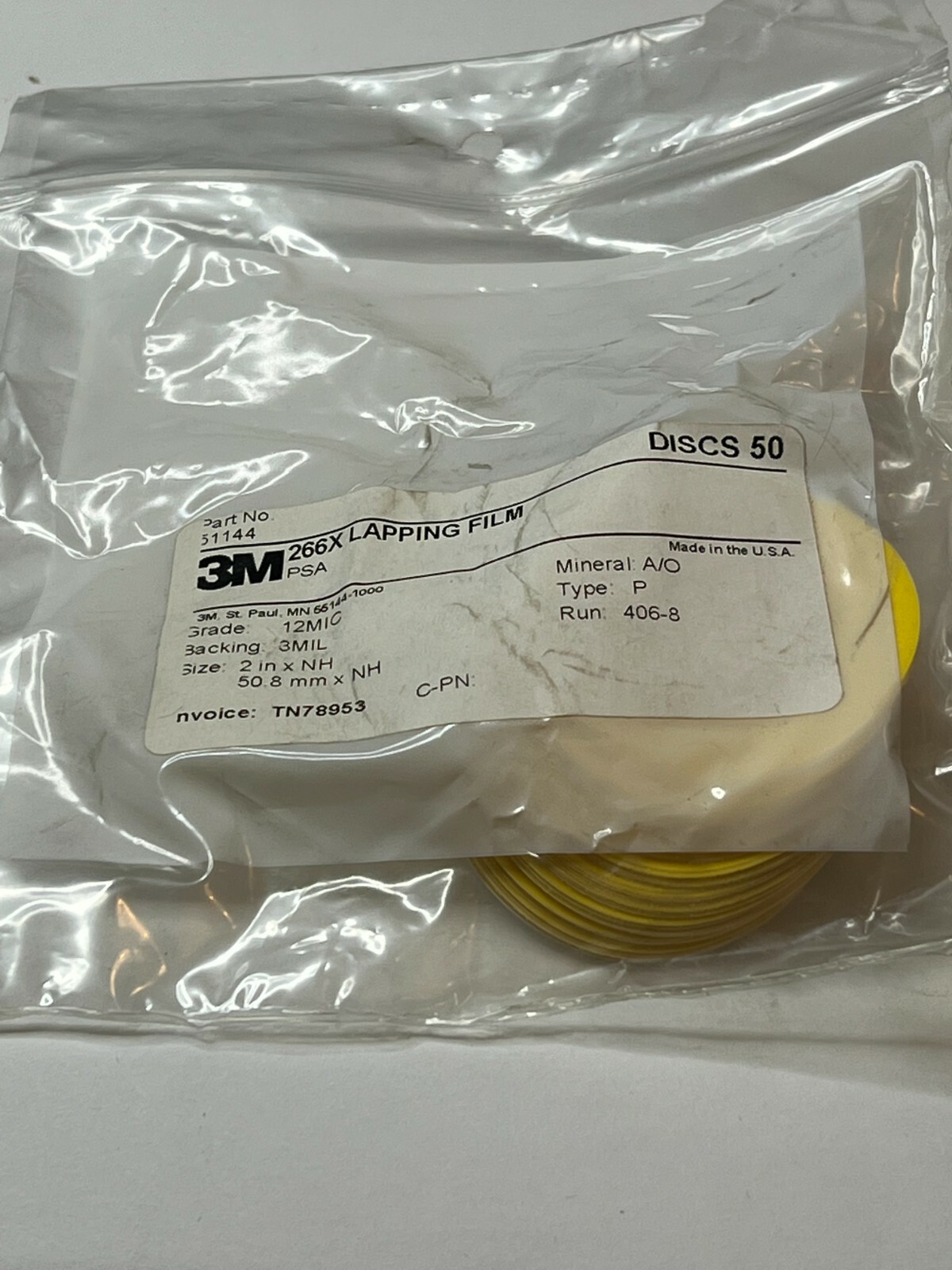 50 nos discs - 3M 266x L Microfinishing Film Discs 2inxnh 51144 | eBay