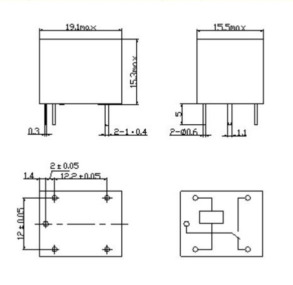 Songle 9V relay, SPDT, [10A 250v AC] [10A 30v DC] SRD-9VDC-SL-C –ref ...