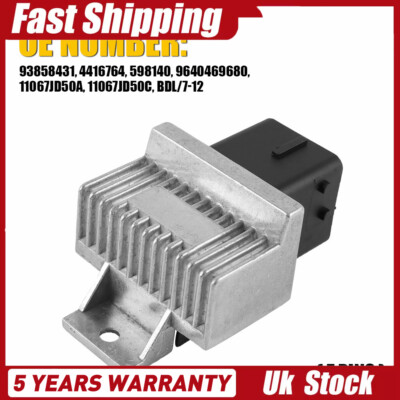9640469680 Glow Plug Relay for Vauxhall Vivaro Movano A Renault Master ...