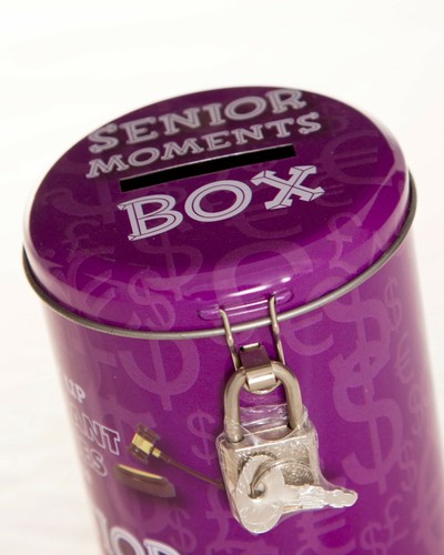 Novelty Money Box Fun Money Cash Savings Tin Saving Box Lockable Piggy ...