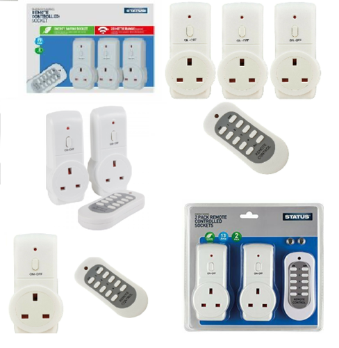 Wireless Remote Control Smart Plug in Socket Electrical Mains 13A ...