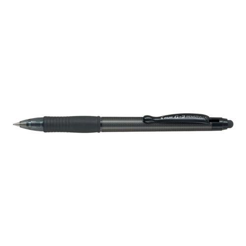 PILOT PENS BL-G2STL-7-GYB G2 Stylus Grey Gel Fine Black (BL-G2STL-7-GYB ...
