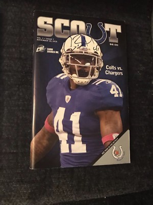 Antoine Bethea Signed Indianapolis Colts Scout Program Magazine | eBay