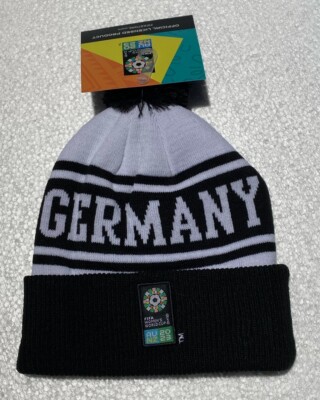 Germany Soccer Adults Cuff Pom Pom Beanie by Sporting House | eBay