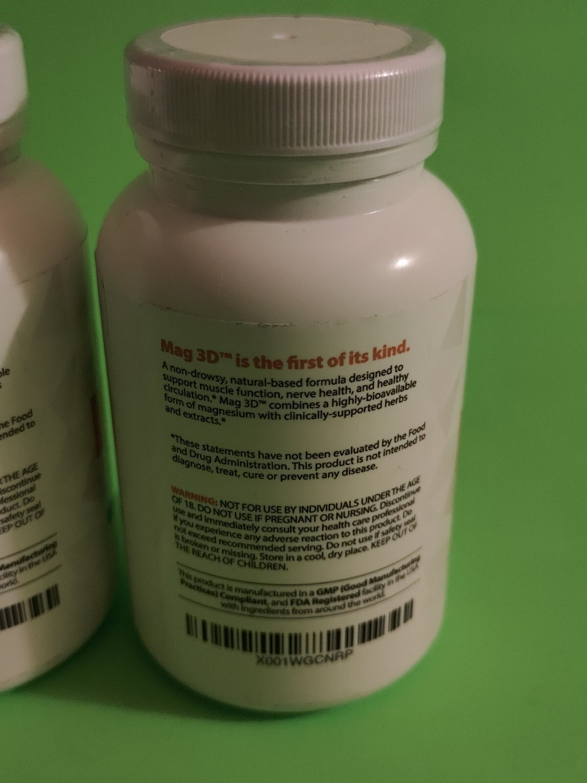 Mag 3d – Daytime (non-drowsy) Muscle Relax Pills for Leg Cramps Relief ...