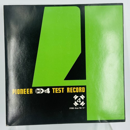 PIONEER CD-4 Vinyl Test Record Discrete 4 Channel Quadraphonic 45RPM ...