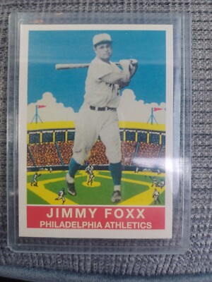 #21 Jimmy Foxx baseball card in excellent condition! | eBay