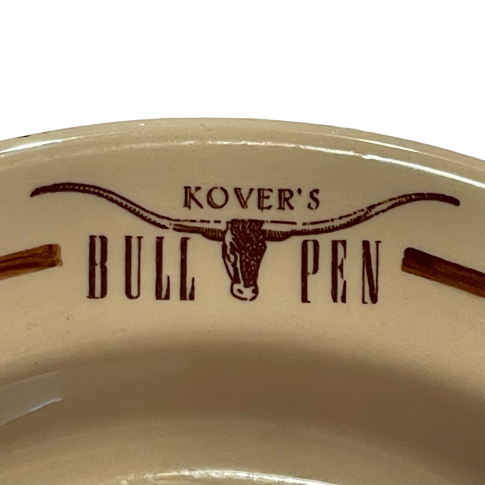 Vintage Tepco China KOVER’S BULL PEN Tan Restaurant Ware 10.5 Inch ...