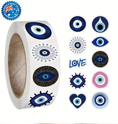 Evil Eye Sticker 100pcs Hamsa Ayin Ha'ra | eBay