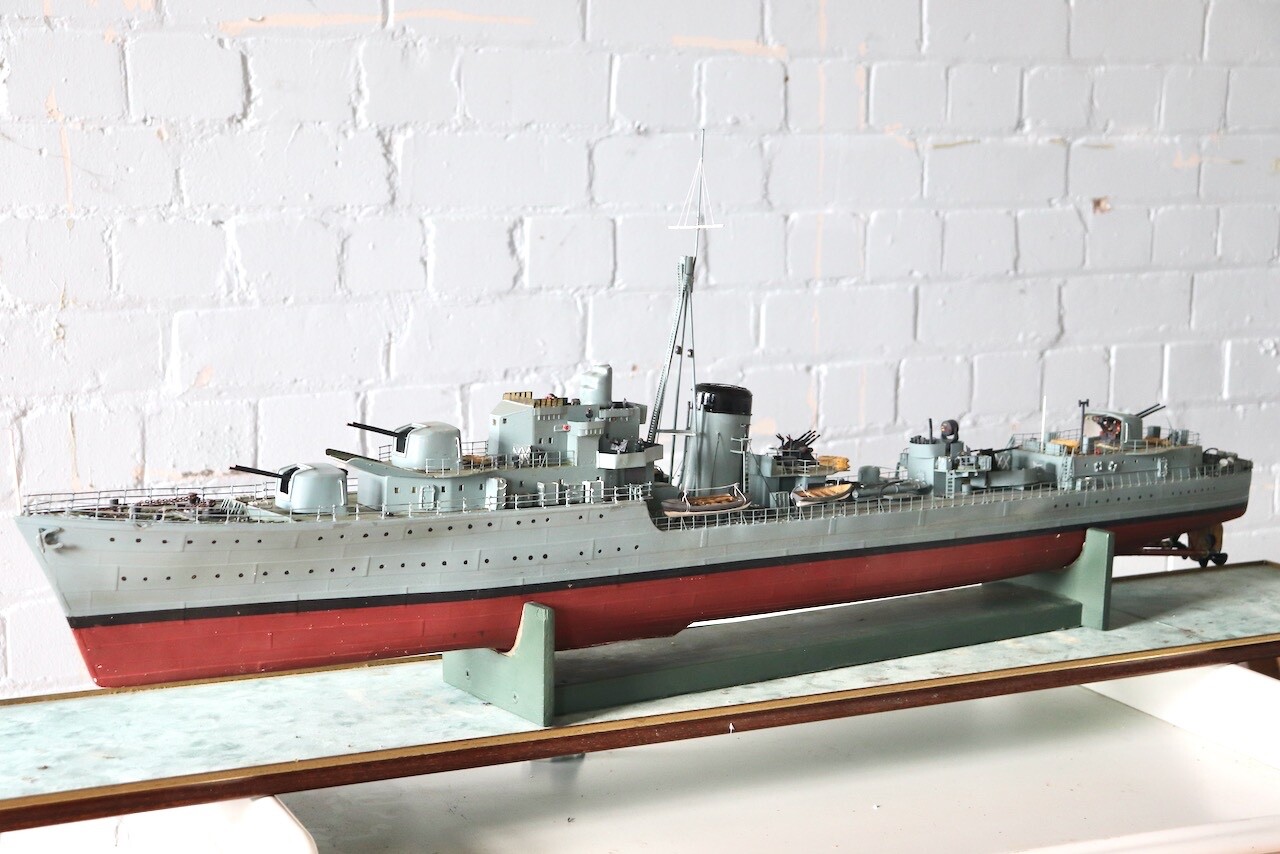 RADIO CONTROL MODEL SHIP HMS KELLY WWII K CLASS DESTROYER LORD ...
