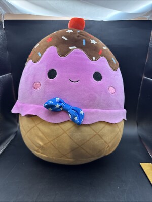 Squishmallow Food Sanjay the Sundae 11 Inch Soft Plush Kellytoy | eBay