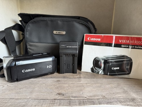 Canon VIXIA HF R300 Full HD Camcorder w/Accessories | eBay