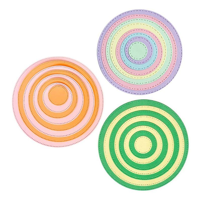 Lace Circle Round Metal Cutting Dies Stencil Scrapbooking DIY Album ...