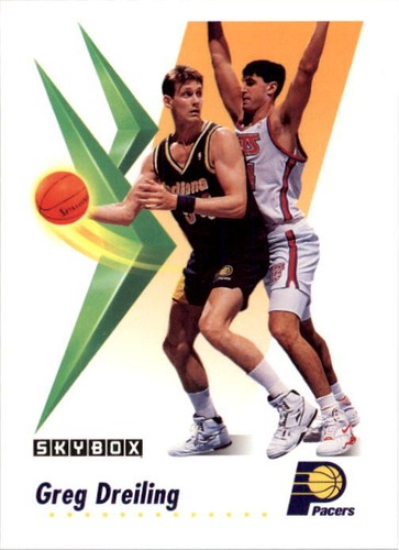 1991-92 SkyBox #111 Greg Dreiling Indiana Pacers Basketball Card NBA ...