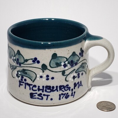 Great Bay Pottery Fitchburg MA ESt 1764 Coffee Soup Mug 20 oz Handmade ...