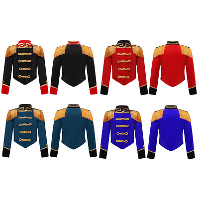 Girls Circus Ringleader Costume Long Sleeved Marching Band Uniform ...