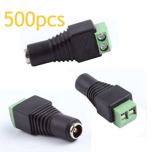 500PCS 2.1mmx5.5mm DC Power Female Plug Jack Adapter Connectors For ...