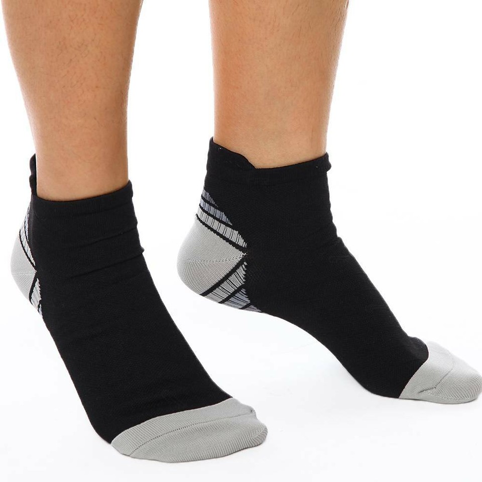 Ankle High Compression Socks Arch Running Support Plantar Fasciitis Men ...