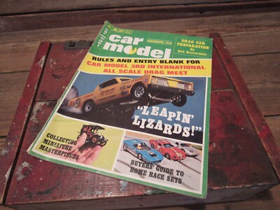 Vintage Car Model Magazine Dec. 1966 Slot Cars Model Kits - Drag Car ...