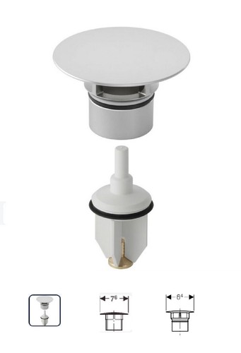 Geberit Ab- und Überlaufanschluss Clou mit Hebelbetätigung online ...