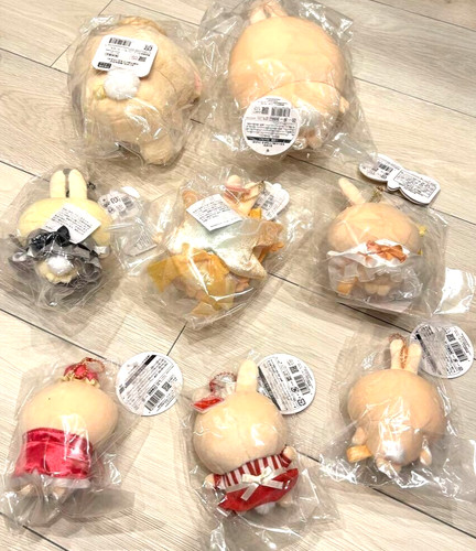 Chiikawa Usagi Rabbit Mascot Plush Doll Keychain toy set of 8 Authentic ...