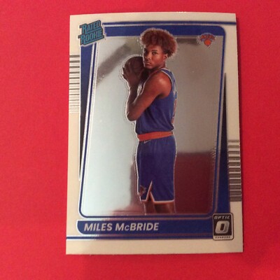 2021-22 Donruss Optic #174 Miles McBride RC New York Knicks | eBay