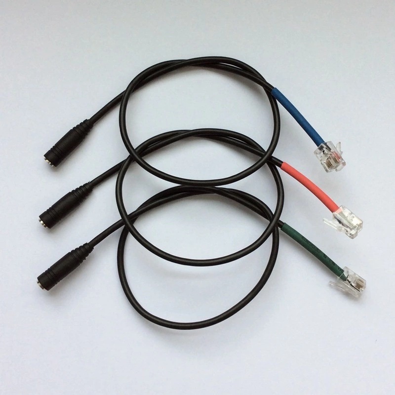 1.3ft 3.5mm Jack to RJ9/RJ10 iPhone Headset to Cisco Office Phone ...