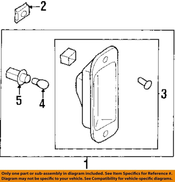 Honda OEM License Plate Lamp-light Bulb 8941245950 for sale online | eBay