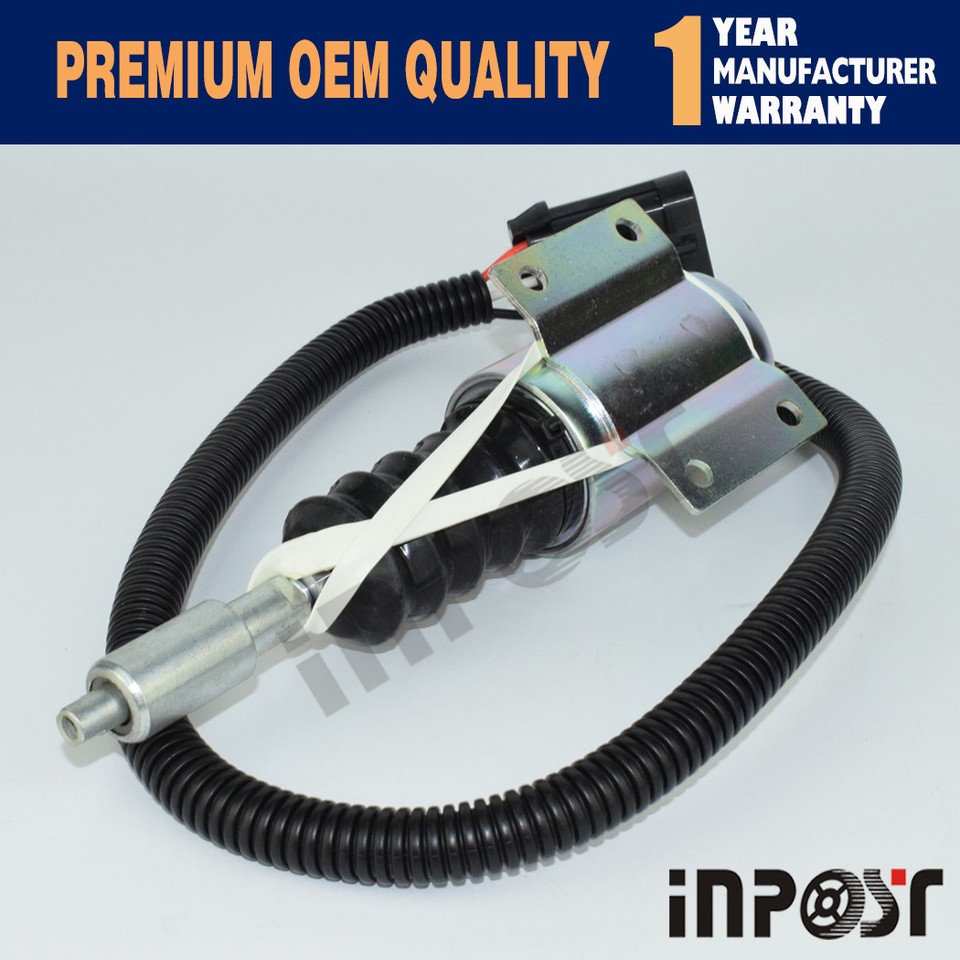 Fuel Shutoff Solenoid 1813868C1 2003ES International DT360 DT466 for ...