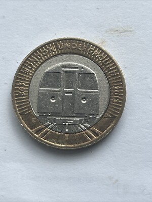 Extremely rare minting error £2 two pound coin London underground 2013 ...