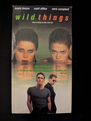 Wild Things (VHS, 1998) Kevin Bacon Matt Dillon Neve Campbell | eBay