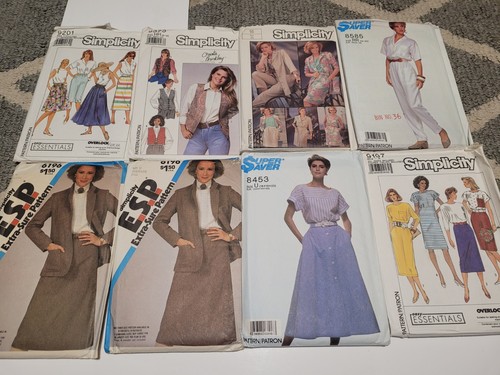Vintage 80s Simplicity Sewing Patterns Lot Of 15 | eBay