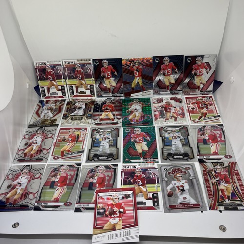 Brock Purdy (26) card lot - Inserts - Prizm - San Francisco 49ers RC | eBay