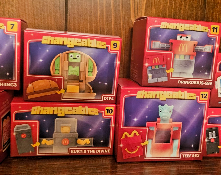 2026 McDonald's Happy Meal Changeables Complete Set Of 16 Toys | eBay
